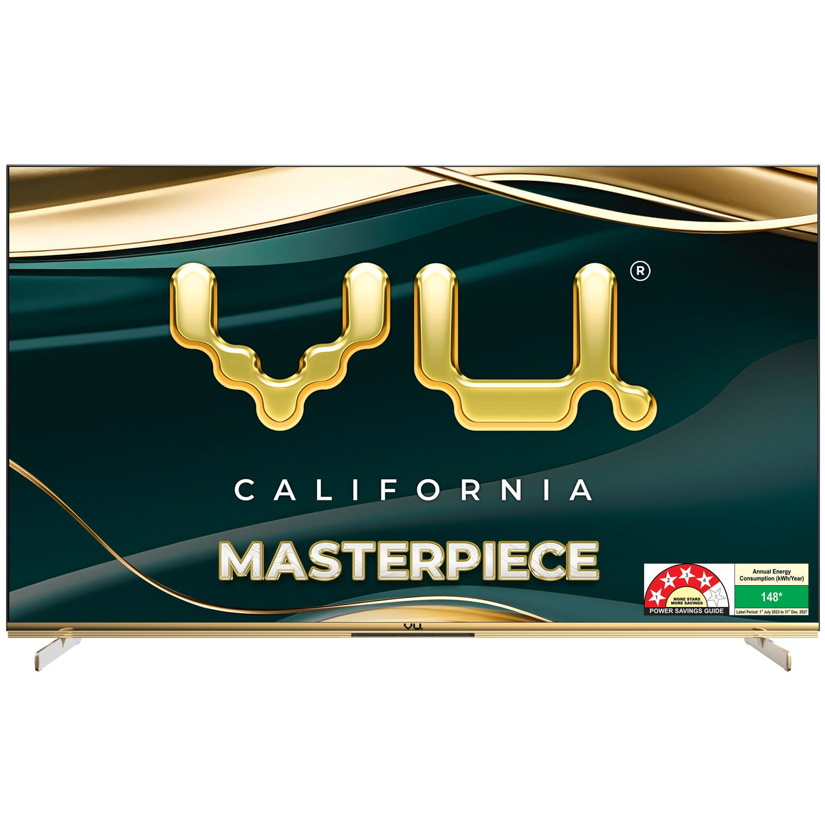 VU 55" Masterpiece Frame Series 4K QLED Smart TV with 144Hz VRR & 124W ...